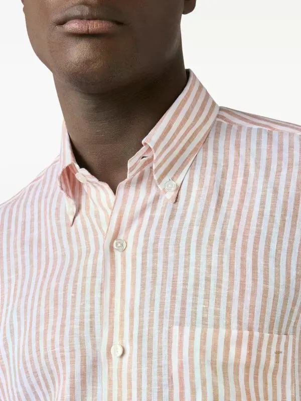 TOD'S Striped Buttoned Shirt