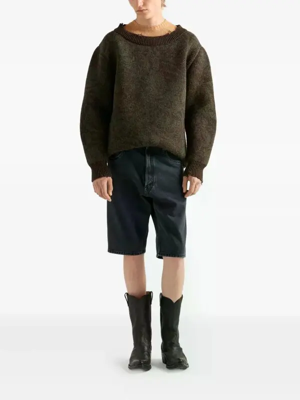 Prada Cotton Denim Shorts