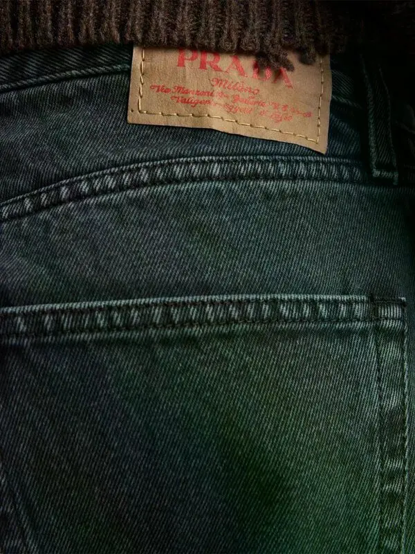 Prada Cotton Denim Shorts