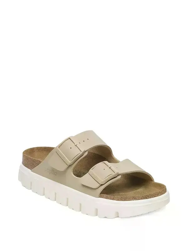 BIRKENSTOCK Arizona Double-buckle Slides - Neutrals