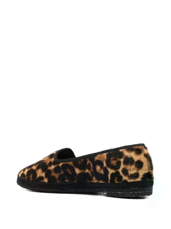 Manebí Leopard Print Loafers - Neutrals