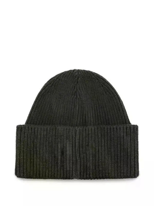 Destin Ribbed-knit Beanie - Green