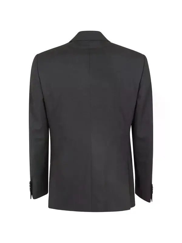 LARDINI Flower-pin Buttoned Suit - Grey