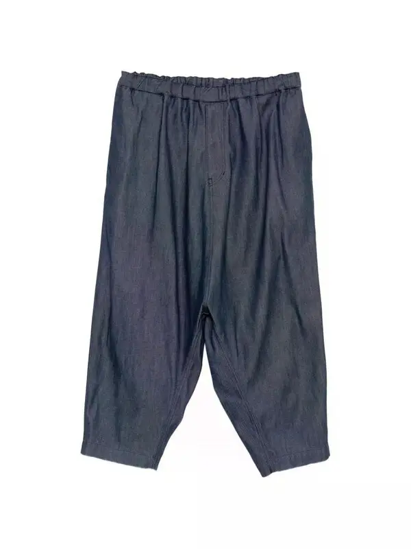 Comme Des Garçons Drawstring Dropped-crotch Trousers