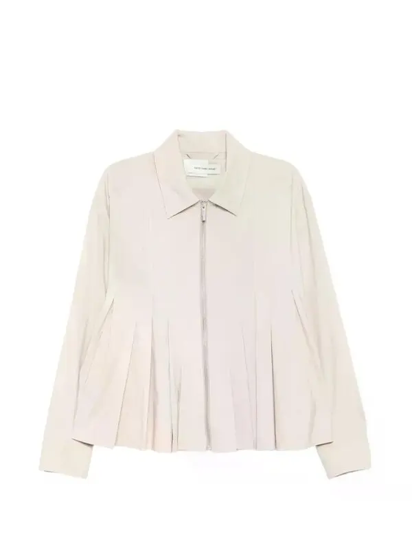 FENG CHEN WANG Pleated Zipped Jacket