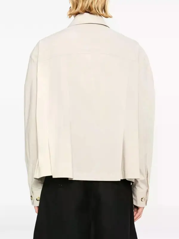 FENG CHEN WANG Pleated Zipped Jacket