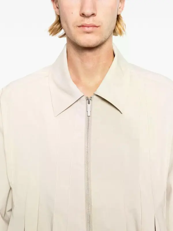 FENG CHEN WANG Pleated Zipped Jacket