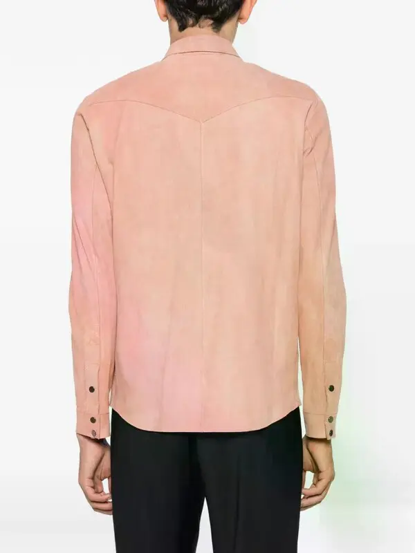 SALVATORE SANTORO Flap-pocket Shirt - Pink
