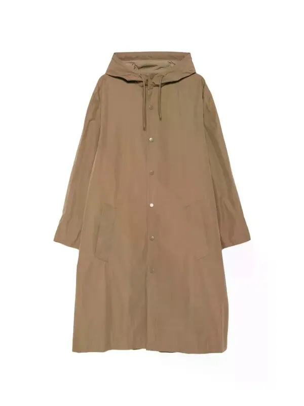 A.p.c. Hooded Button Coat - Neutrals