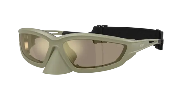 EA7 Sunglasses - Light Brown Mirror Gold