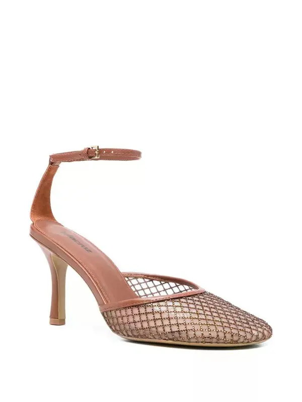 Lola Cruz Ruby Net Pumps