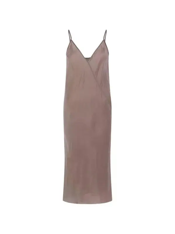 Rick Owens Satin Slip Dress - Neutrals
