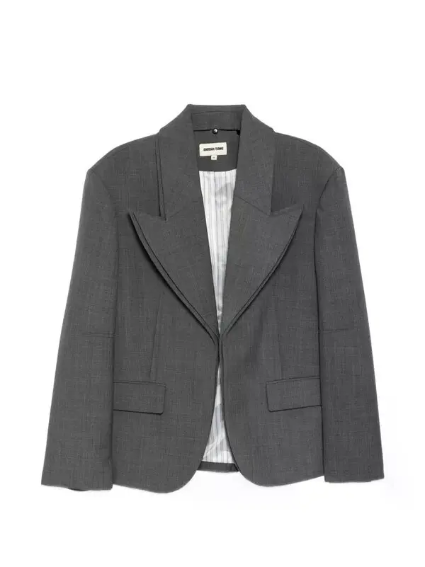 SHUSHU/TONG Peak-lapel Blazer