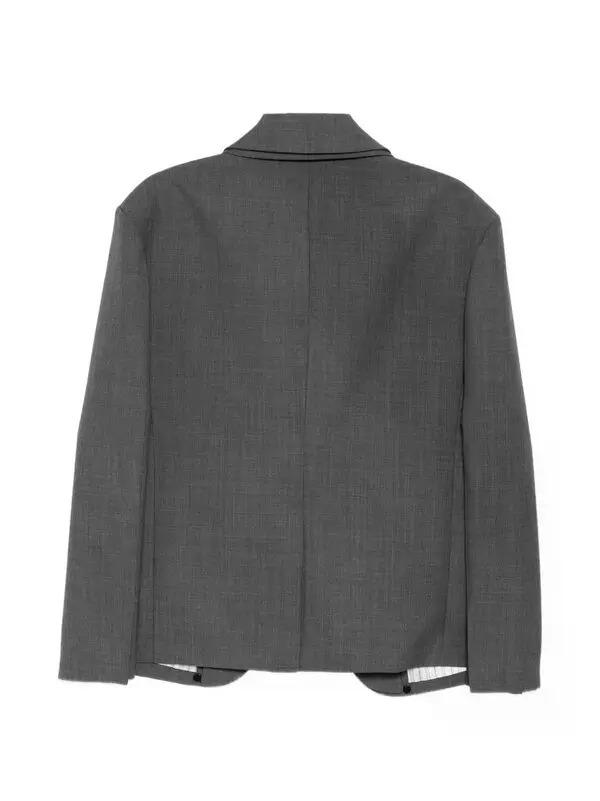 SHUSHU/TONG Peak-lapel Blazer