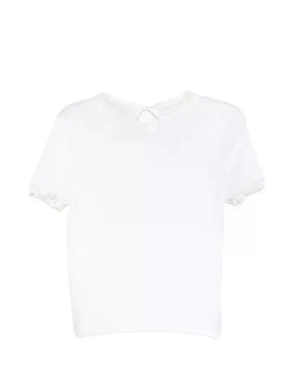 SHUSHU/TONG Mock-neck Knitted Top