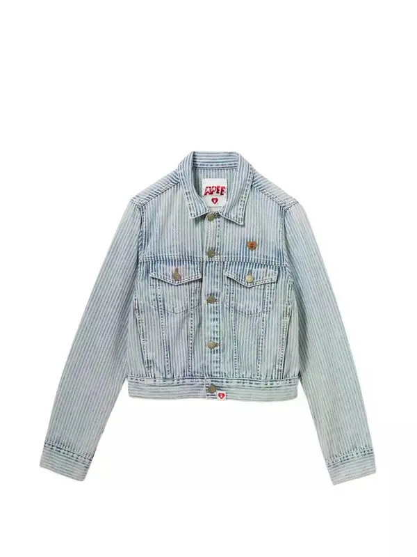 AAPE BY *A BATHING APE Striped Logo-patched Jacket