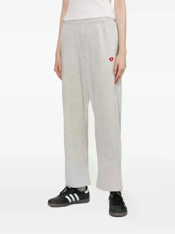 AAPE BY *A BATHING APE Logo-patched Straight-leg Track Pants - Grey