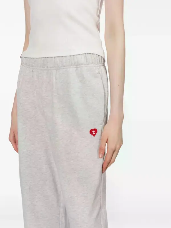 AAPE BY *A BATHING APE Logo-patched Straight-leg Track Pants - Grey