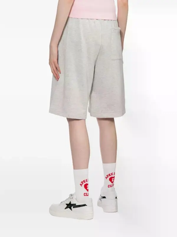 AAPE BY *A BATHING APE Logo-patched Knee-length Shorts