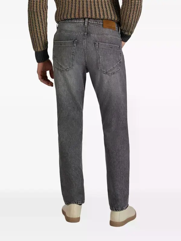 SLOWEAR Five-pocket Tapered Trousers - Grey