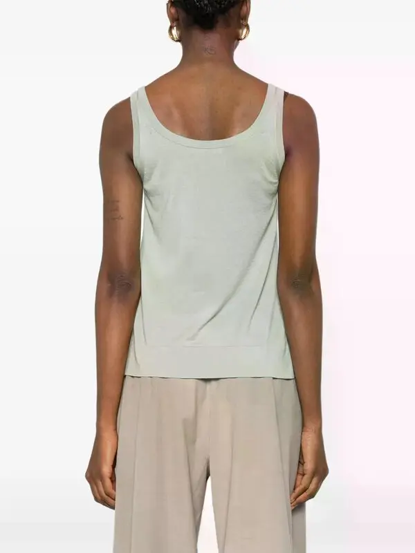 Max Mara Scoop-neck Tank Top - Green
