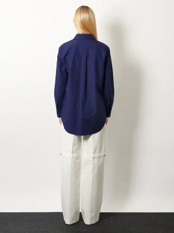 Fendi Cotton Poplin Shirt - Blue