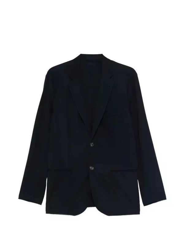 Emporio Armani Button Single-breasted Blazer - Blue