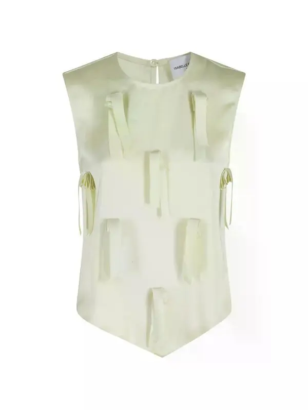ISABELLE BLANCHE Bow-embellished Top