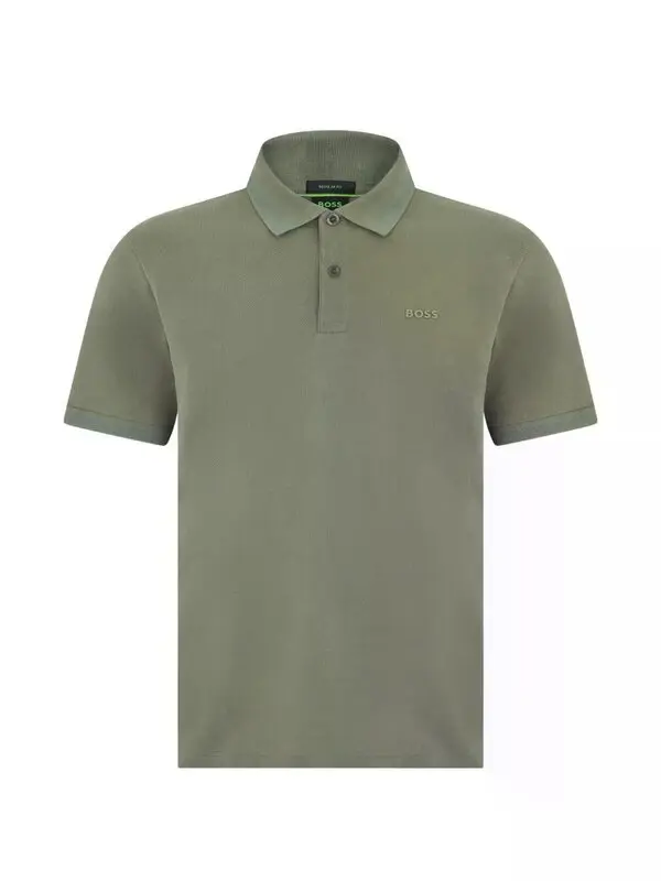 BOSS Logo Polo Shirt - Green