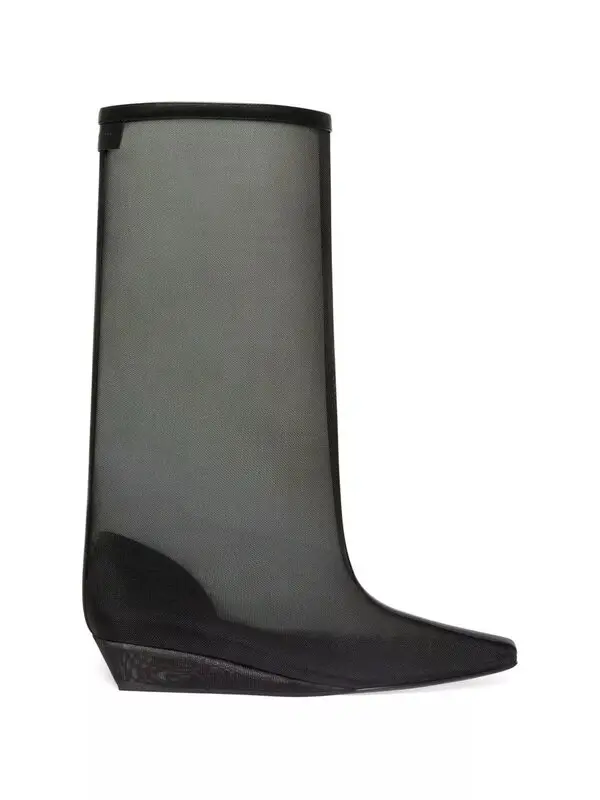 COURREGES Melting Mesh Wedge Boots