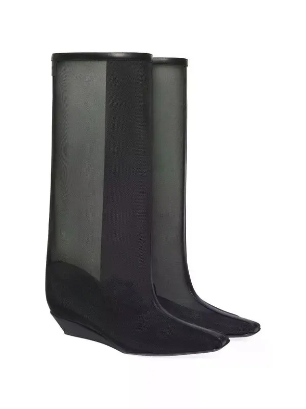 COURREGES Melting Mesh Wedge Boots