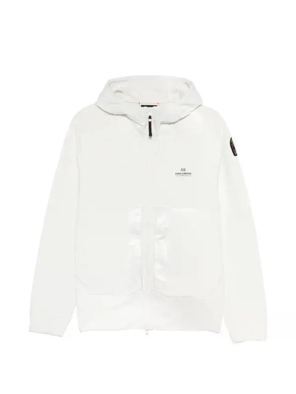 PARAJUMPERS Hooded Zip Jacket - White