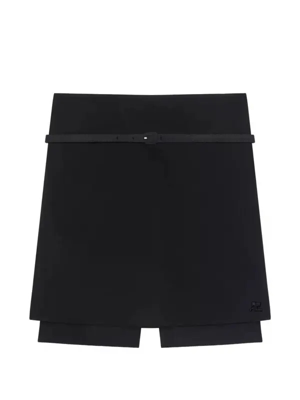 COURREGES Belted Skort