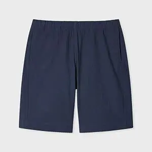 Paul Smith Stretch-cotton Seersucker Shorts - Blue