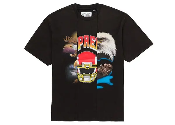 Supreme Mm6 Maison Margiela Split Short Sleeve Top - Black