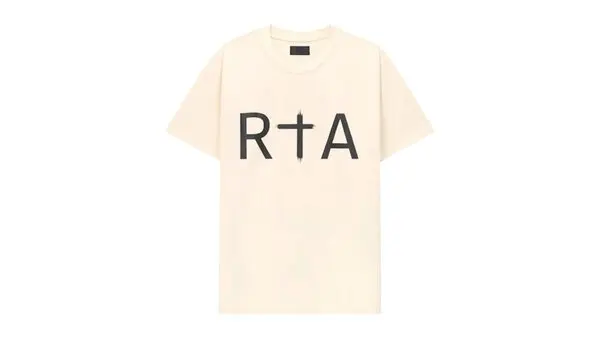 RtA Liam Regular Fit Short Sleeve Tee Shirt - Black