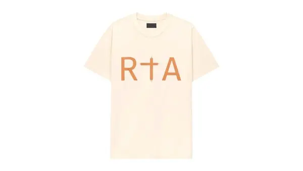 RtA Liam Regular Fit Short Sleeve Tee Shirt - Desert