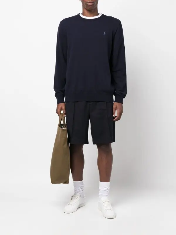 Polo Ralph Lauren Wool Crew Neck Sweater - Blue