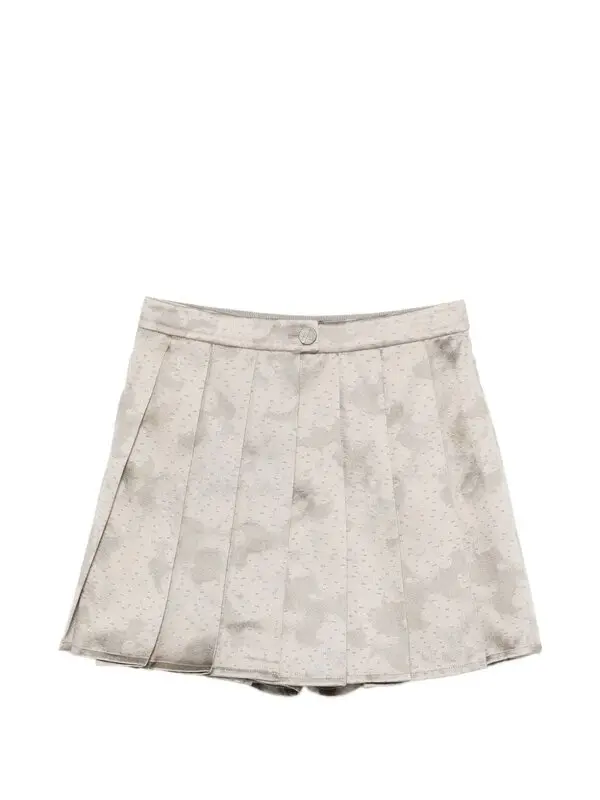 Emporio Armani Pleated Shorts - Grey