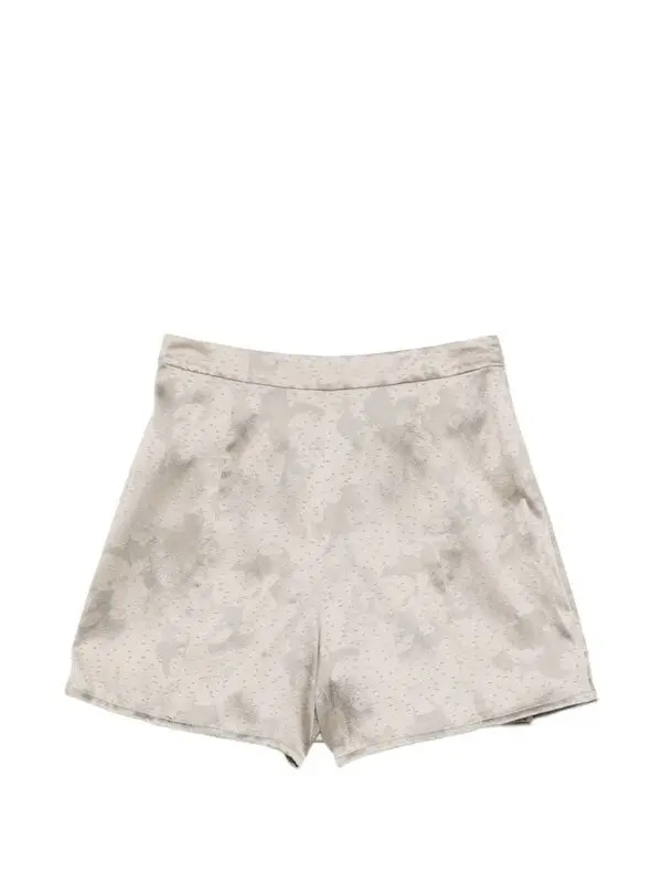 Emporio Armani Pleated Shorts - Grey