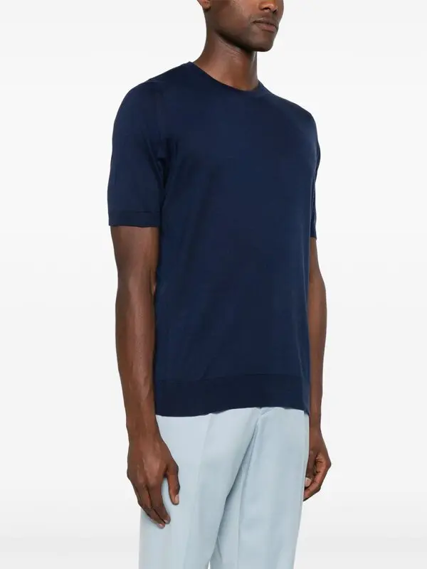 John Smedley Kempton T-shirt - Blue