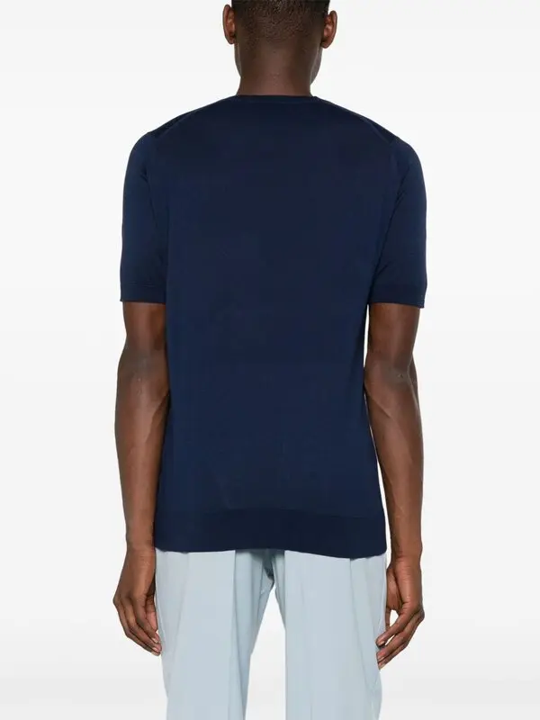 John Smedley Kempton T-shirt - Blue