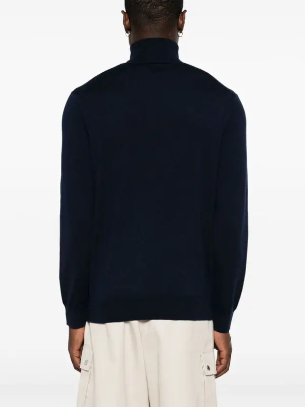 Polo Ralph Lauren Wool Turtleneck With Embroidered Logo