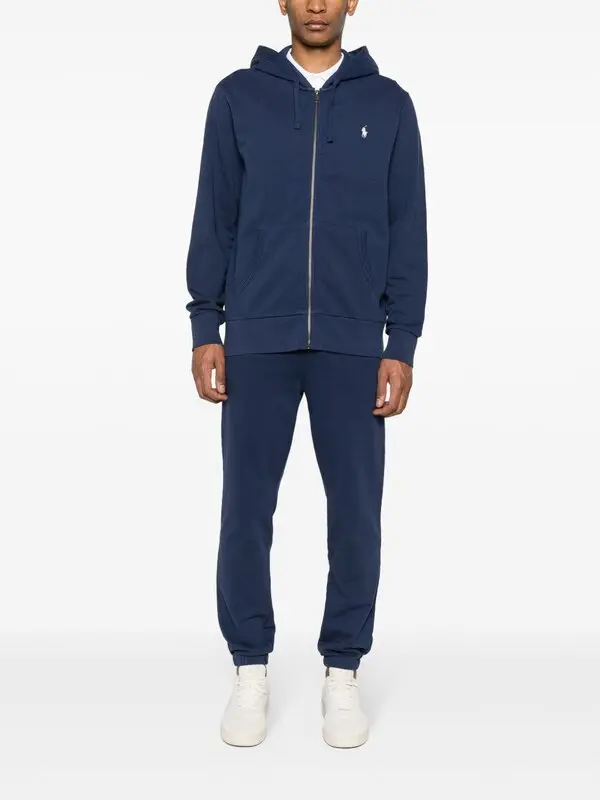Polo Ralph Lauren Loopback Fleece Zip-up Sweatshirt - Blue