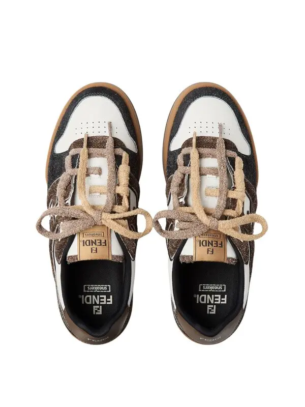 Fendi Lace Up Sneakers - Grey
