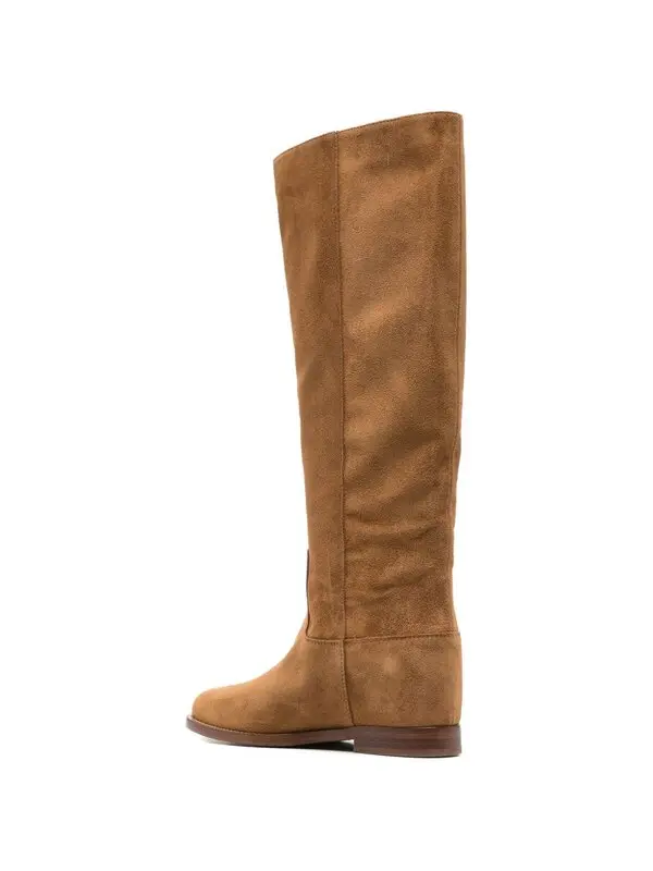 VIA ROMA 15 Marten Velour Boots