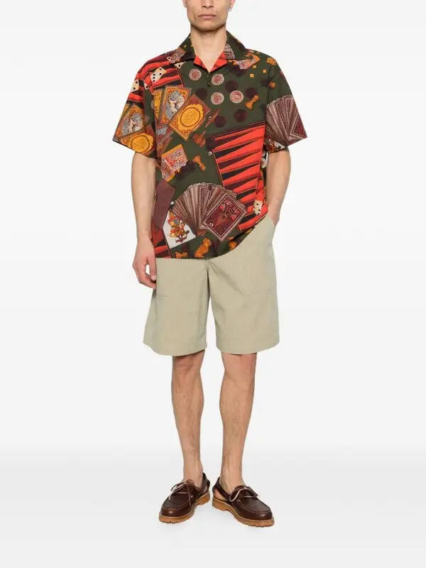 Drole De Monsieur Cotton Bermuda Shorts
