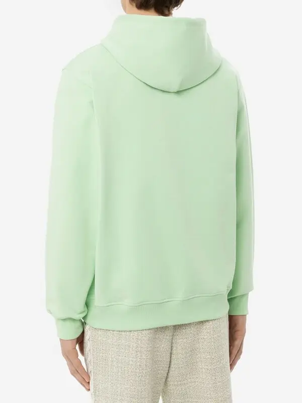 Drole De Monsieur Slogan Calligraphy Sweatshirt - Green