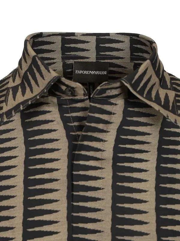Emporio Armani Printed Shirt - Blue