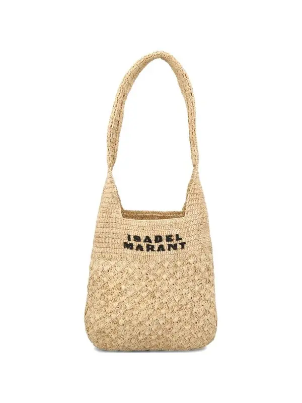 Isabel Marant Étoile Praia Small Raffia Tote - Beige